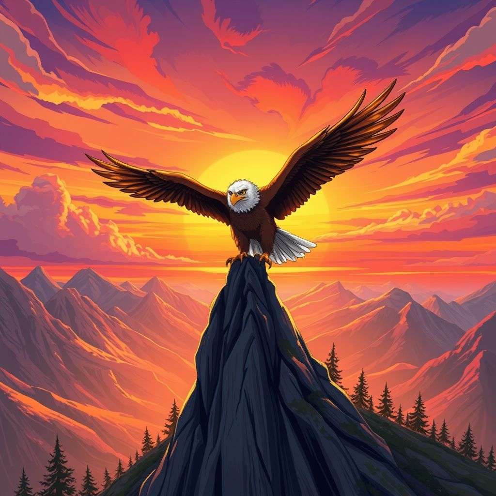 Eagle's Brave Journey | 冒險, 勇氣, 溫馨 - Zzztory | 睡前故事｜經典童話｜寓言｜短篇故事｜親子閱讀故事