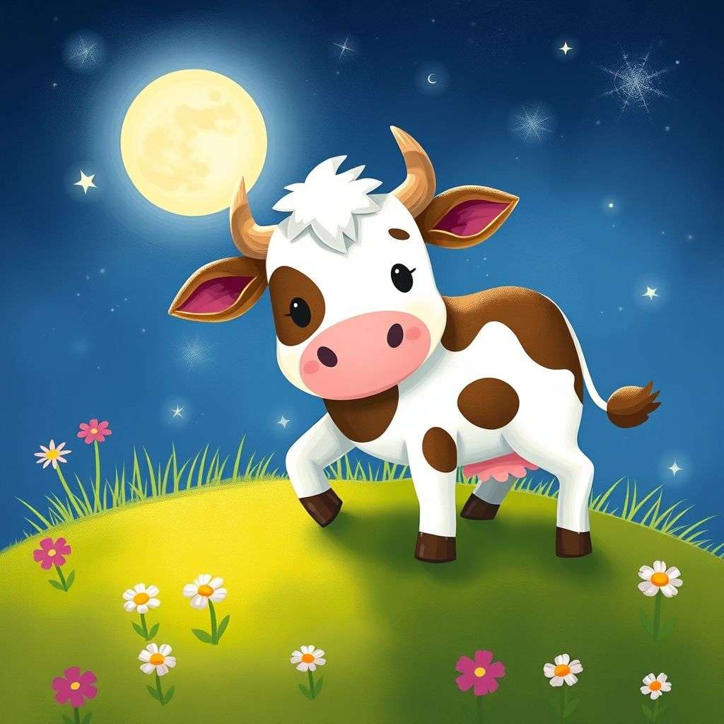 The Brave Little Cow's Moonlight Adventure | 勇氣, 友誼, 溫馨 - Zzztory | 睡前 ...
