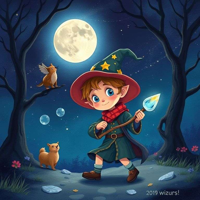 The Little Wizard's Magical Night | 冒險, 友誼, 機智 - Zzztory | 睡前故事｜經典童話｜寓言 ...
